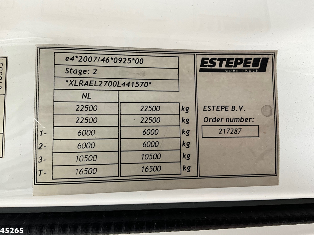 DAF FAG LF 220 Euro 6 Terberg Olympus 14m³ Just 138.293 Km! - Stock ...